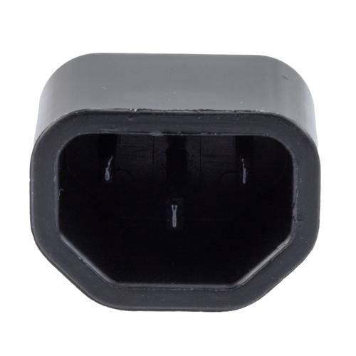 Nylon 66 Blanking Cover for IEC 60320-2-2/F Connectors, UL94V-0, Black