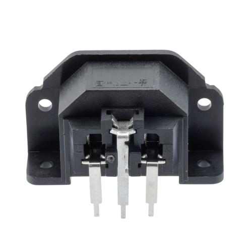 AC PEM 320-2-2/E, Panel Flange, Right Angle, Thru-hole PCB