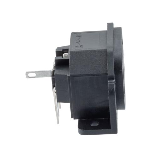 AC PEM 320-2-2/E, Panel Flange, Right Angle, Thru-hole PCB