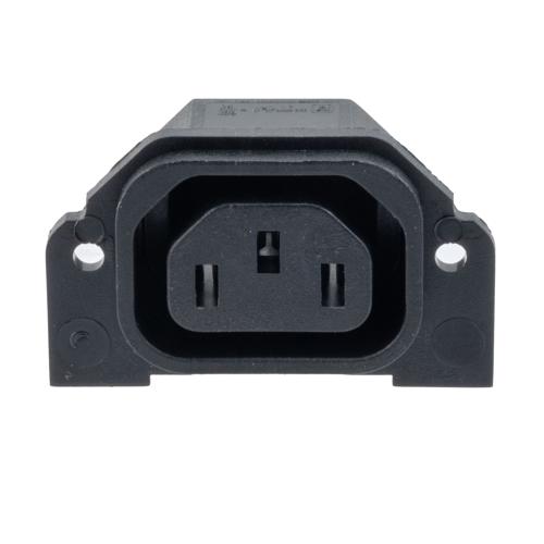 AC PEM 320-2-2/E, Panel Flange, Right Angle, Thru-hole PCB