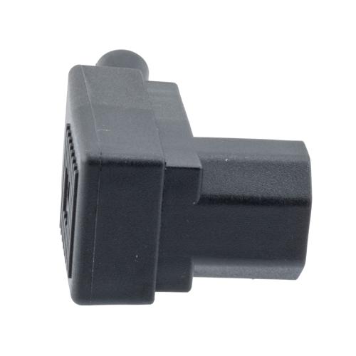 C13 Right-Angle IEC Inlet Connector, In-line Mount, Screw Termination