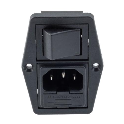 Vertical Power Entry Module, Side-Fixing, Flange-Mount, C14 Inlet ...