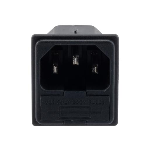 AC PEM C14 type 2.0 mm Snap-In Panel Mount IEC inlet connector AC power ...