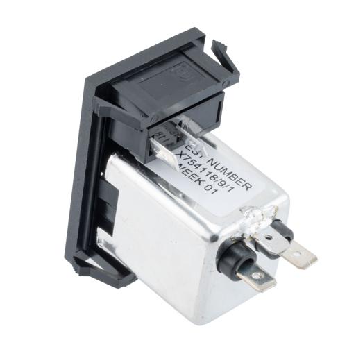 Vertical Power Entry Module, C14 Inlet with integral Fuse Holder ...