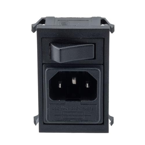 Vertical Power Entry Module, C14 Inlet with integral Fuse Holder ...