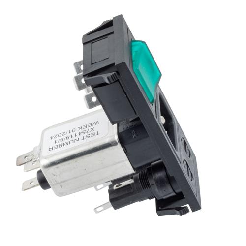 Vertical Power Entry Module, C14 Inlet, a Pair of FX0359 fuse Holders ...