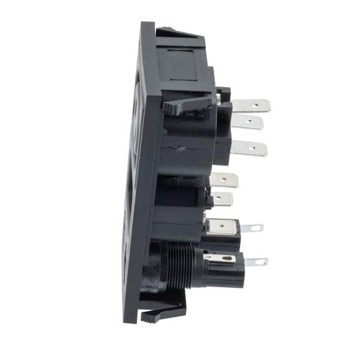 Vertical Power Entry Module, C14 Inlet, a Pair of FX0359 fuse Holders ...