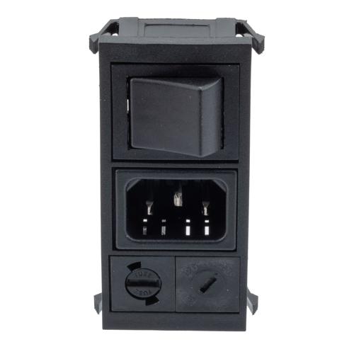 Vertical Power Entry Module, C14 Inlet, a Pair of FX0359 fuse Holders ...