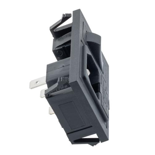 Horizontal Power Entry Module, Single-Fused C14 Inlet, I/O Marked ...