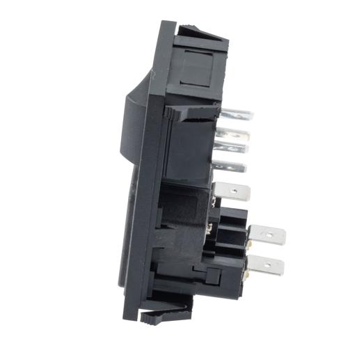 Vertical Power Entry Module, Twin-Fused C14 Inlet, I/O Marked Double ...