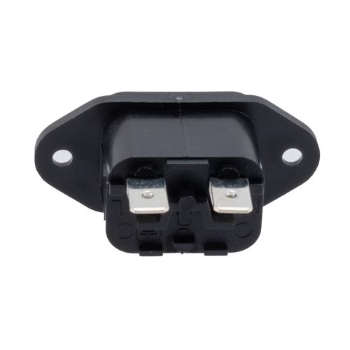 AC PEM C18, Panel Flange, 6.3mm Quick-connect