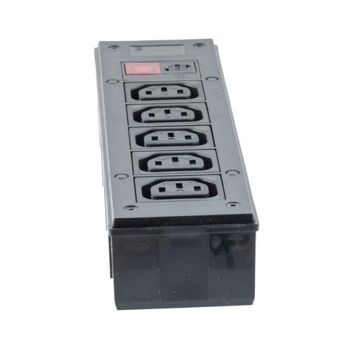 Rectangular Power Distribution Unit w/Neon Indicator, 5mm x 20mm Fuse ...