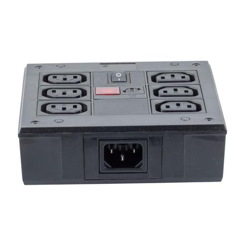 Square Power Distribution Unit with a Neon Indicator, 5mm x 20mm Fuse ...