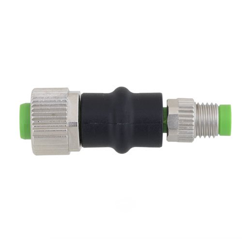 M8 4 Pin Male to M12 4 Pin A-Code Female Adapter - ADPT-M84M-M124AF