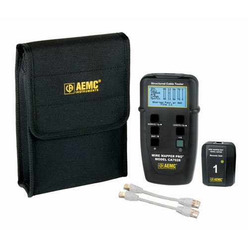 AEMC CA7028 Wire Mapper Pro LAN Cable Tester - AEMC-CA7028