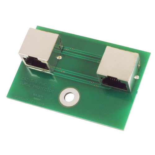 Outdoor 10/100 Base-T 24V PoE CAT5 Lightning Surge Protector - Shielded ...