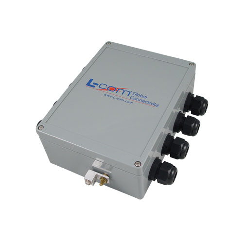 Weatherproof Multi-Port 10/100 Base-T CAT5 Lightning Protector - RJ45 ...