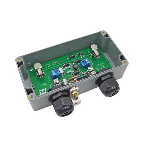 12VDC Weatherproof PTZ Video Camera Lightning Protector - Grounded BNC ...