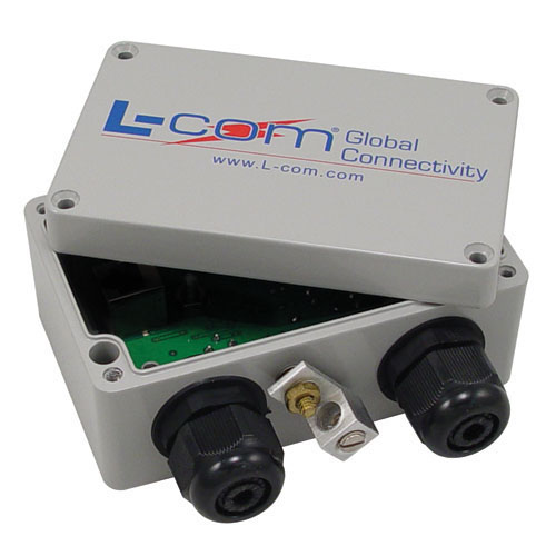 Industrial Grade High Power Telephone / DSL Lightning Surge Protector ...
