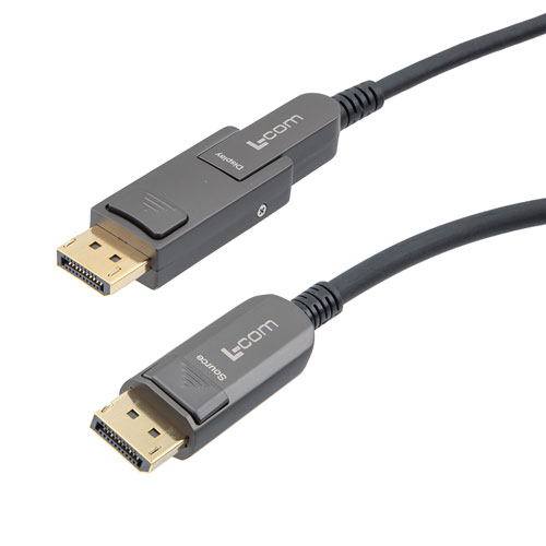 DisplayPort 1.4 to Mini DisplayPort Active Optical Cable, 8K, 40 Meters