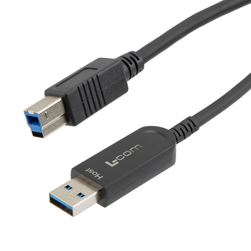 USB 3.1 Active Optical Cable, A male to B male, Backwards Compatible ...