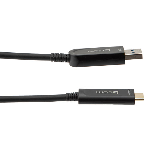 USB 3.1 Active Optical Cable, A male to C male, Backwards Compatible ...