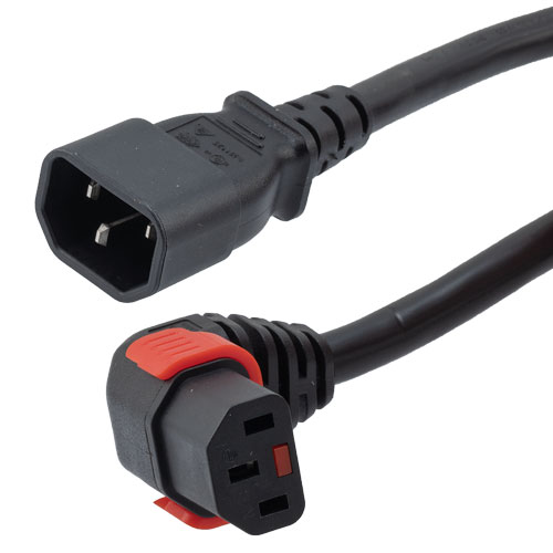 IEC LOCK C13+ Down to C14, 15A, 250V, 6ft