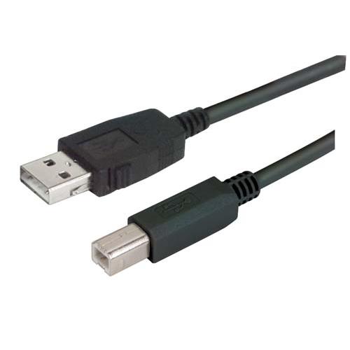 USB Cable Assembly, Latching A / Standard B 1.0m - CAUALB-1M