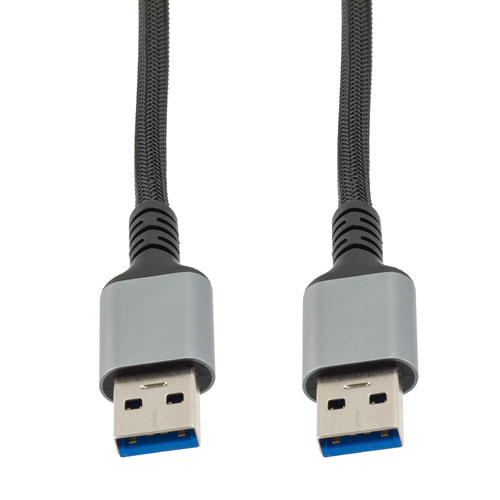 USB 3.2 Data Cable, Aluminum connector with Black Nylon Braid, 10Gbps ...