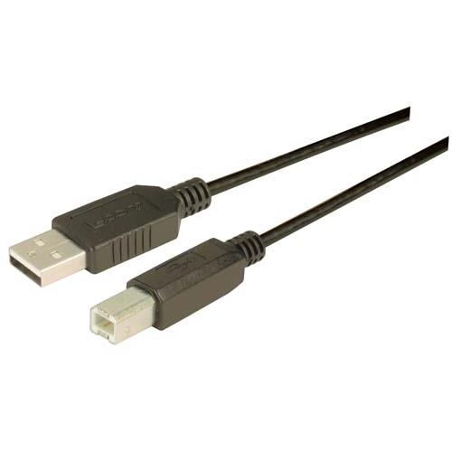 Economy USB Cable, Type A - B, 1 Meter - CGU2AB-1M