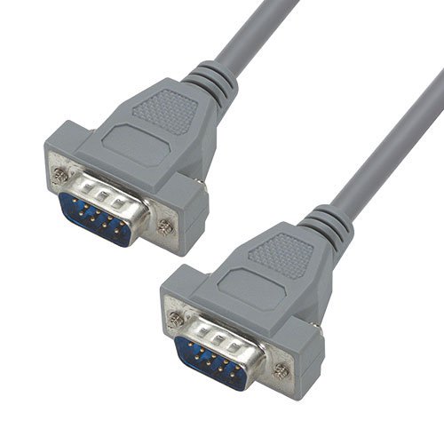 Economy Molded D-Sub Cable, DB9 Male / Male, 5.0 ft - CSM9MM-5