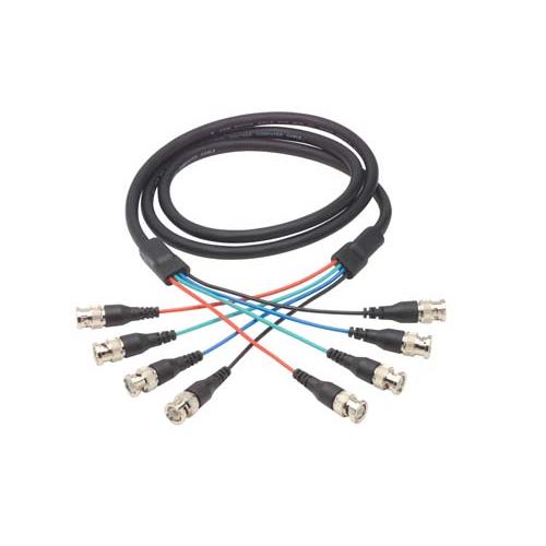 Premium RGB Multi-Coaxial Cable, 4 BNC Male / Male, 10.0 ft - CTL4B-10B