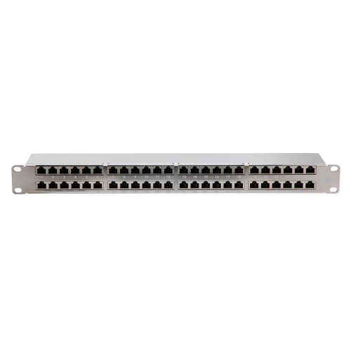 1U Cat6A 48 Port Shielded Patch Panel