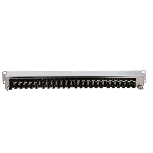 1U Cat6A 48 Port Shielded Patch Panel