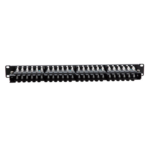 1U Cat6A 48 Port Unshielded Patch Panel