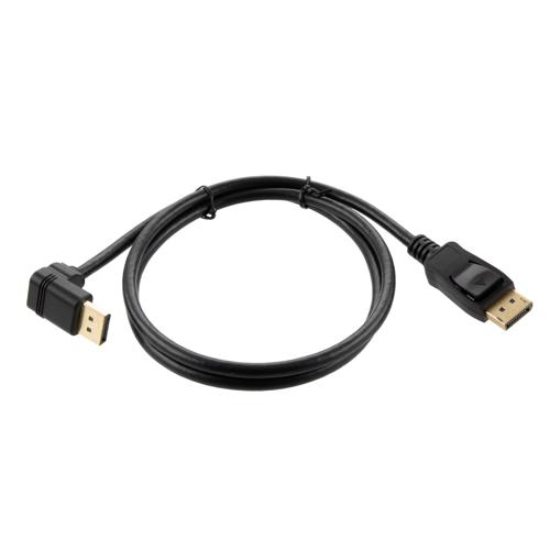 DisplayPort Cable, Male to Down Angle Male, 8K Resolution, 3 Meter