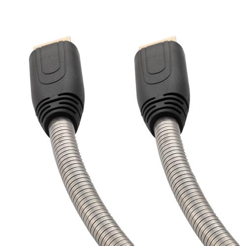 Armored DisplayPort Cable, 8K Resolution, 28 AWG, 3 M
