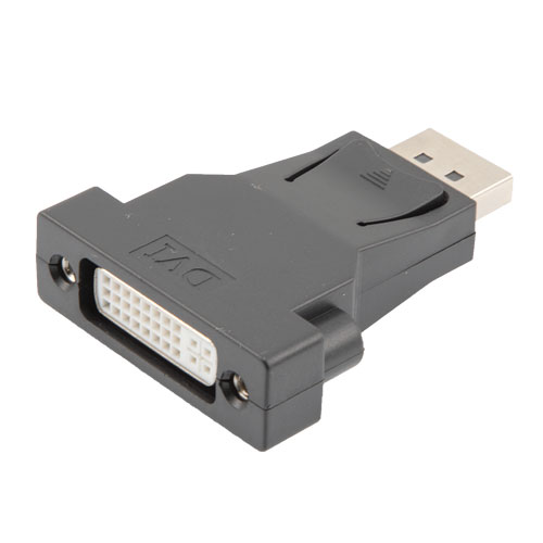 DisplayPort Male Plug to DVI-I Female Jack, Coupler Adapter Convertor ...