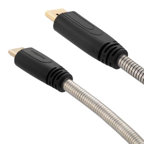 Armored DisplayPort to HDMI Cable, 4K Resolution, 5 M