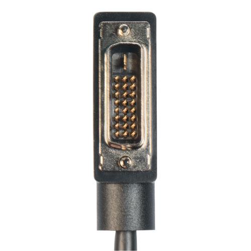 DVI-D Dual Link LSZH DVI Cable Male / Male Right Angle, Right 5.0 ft ...