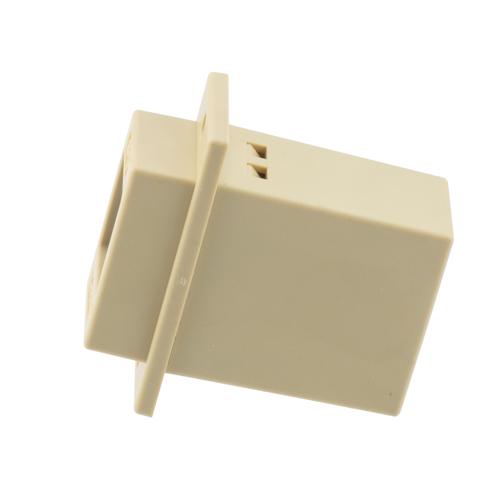 USB 3.0 Double Stack Adapter Coupler, ECF Flange Type 4 Panel Mount ...