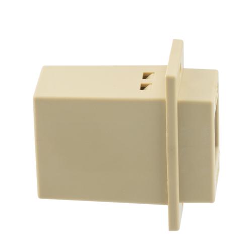 USB 3.0 Double Stack Adapter Coupler, ECF Flange Type 4 Panel Mount ...