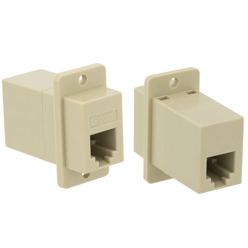 Modular Coupler, RJ45 (8x8K), Straight, 30µ - ECF504-8SK