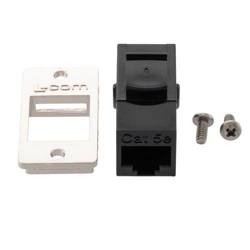 Cat5e RJ45 Coupler Unshielded (8x8) Panel Mount Style - ECF504-C5