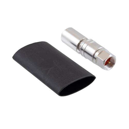 75 Ohm F Male Connector For LMR-400-75 Cable, Crimp/Non-Solder Contact