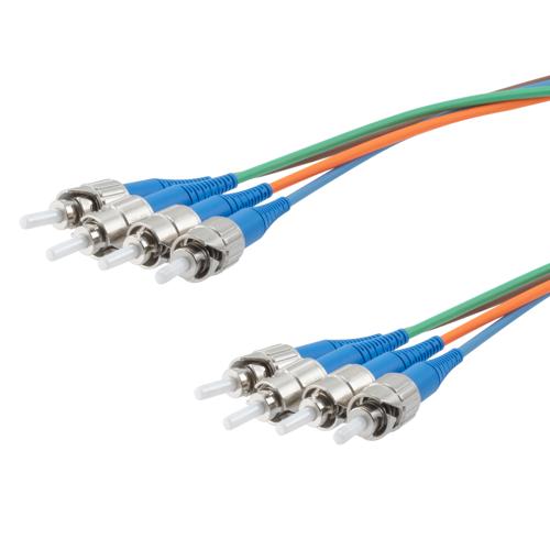 ST UPC 4x to ST UPC 4x, SM OS2, military tactical distribution cable ...