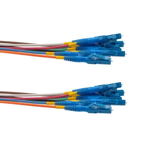 LC UPC 8x to LC UPC 8x, SM OS2, military tactical distribution cable ...