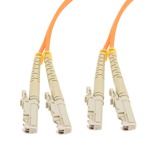 Fiber Optic Patch Cable E2000/PC-E2000/PC Duplex 100/140 Large Core ...