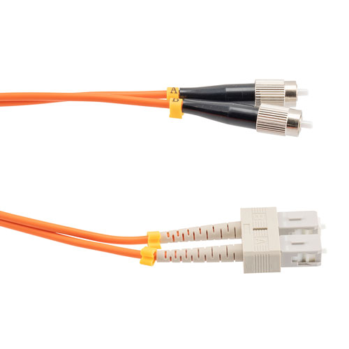 Fiber Optic Patch Cable FC/PC-SC/PC Duplex 100/140 Large Core Multimode ...