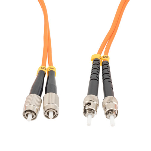Fiber Optic Patch Cable FC/PC-ST/PC Duplex 100/140 Large Core Multimode ...